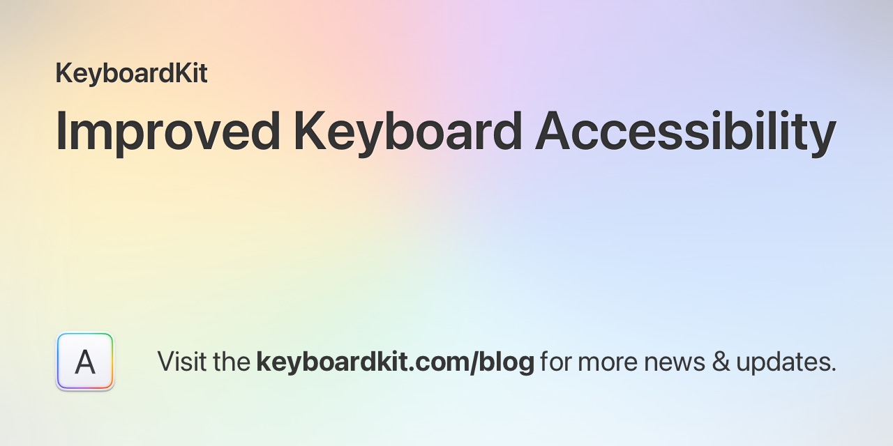 Improved Accessibility